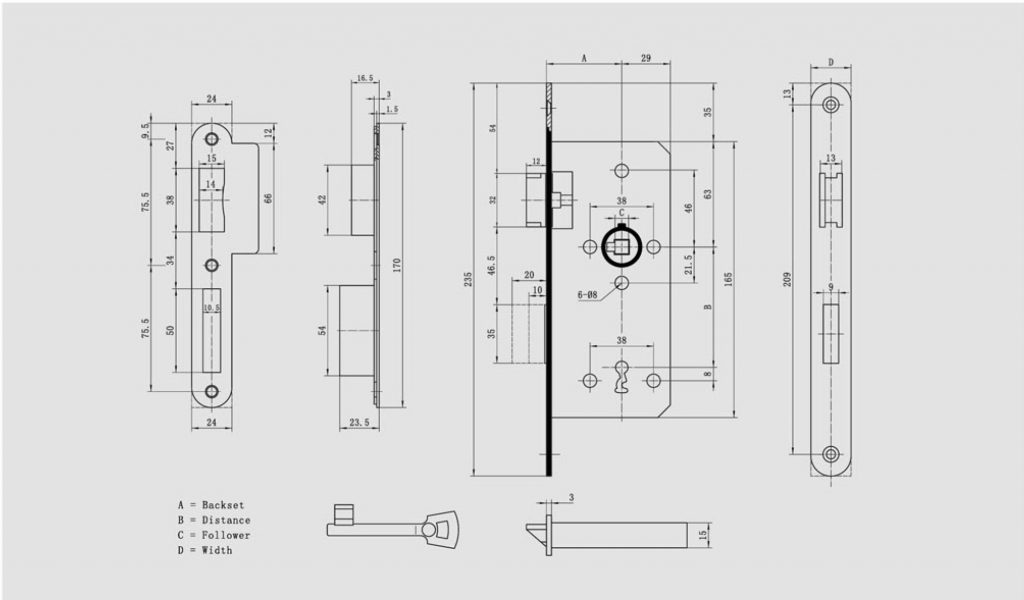 Standard BB Lock – A72KB